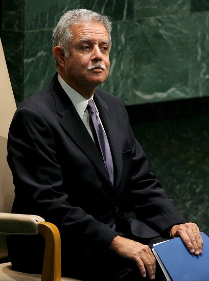 Oscar Berger Perdomo President Guatemala Sits Editorial Stock Photo ...