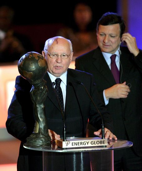 Former Soviet President Mikhail Gorbachev Speeches Editorial Stock ...