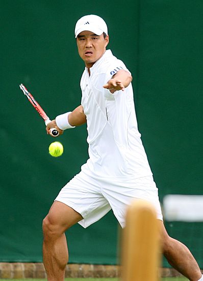 Korean Tennis Player Hyungtaik Lee Returns Editorial Stock Photo ...