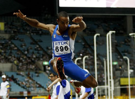 Italian Andrew Howe Competes Long Jump Editorial Stock Photo - Stock ...