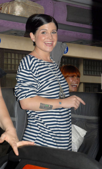 Kelly Osbourne Mini Bus Outside Studios Editorial Stock Photo - Stock ...