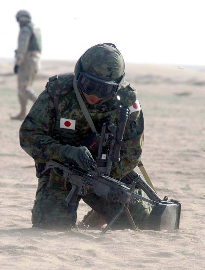 Japanese Self Defence Forces During Live Editorial Stock Photo - Stock ...