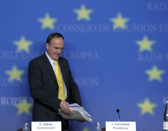 Slovenia Environment Minister Janez Podobnik Arrives Editorial Stock ...