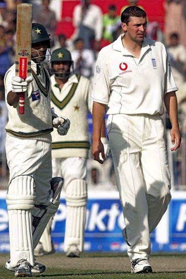 Pakistani Batsman Mohammad Yousaf L Celebrates Editorial Stock Photo ...