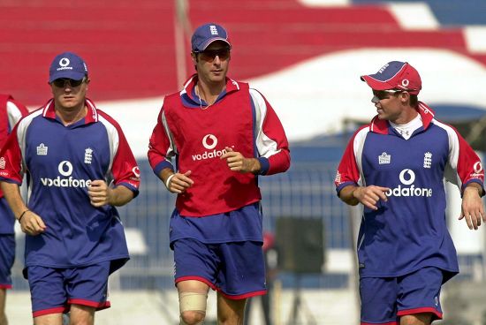 England Cricket Team Captain Michael Vaughn Editorial Stock Photo ...