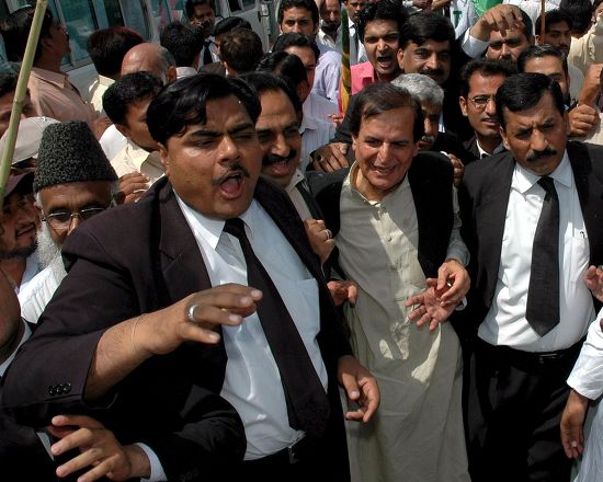 Makhdoom Javed Hashmi C Senior Leader Editorial Stock Photo - Stock ...