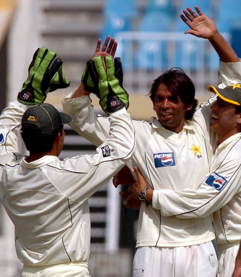 Pakistani Bowler Muhammad Asif C Celebrates Editorial Stock Photo ...