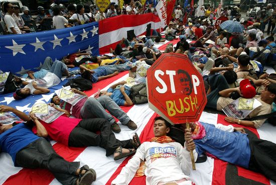 Activists Provinces South Manila Stage Diein Editorial Stock Photo ...