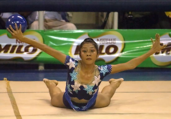 Indonesian Gymnast Cici Mita Sari Performs Editorial Stock Photo ...