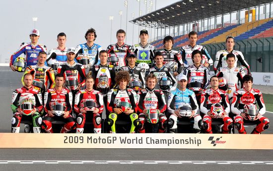 250cc Class Riders Pose During Photo Editorial Stock Photo - Stock ...