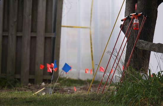 Probe Poles Sit Against Tree Fbi Editorial Stock Photo - Stock Image ...