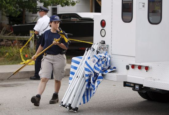 Fbi Evidence Technician Carries Probe Poles Editorial Stock Photo ...