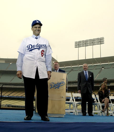 Joe Torre Models His New Uniform Editorial Stock Photo - Stock Image ...