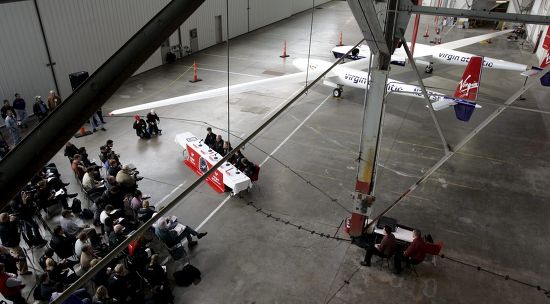 Virgin Atlantic Globalflyer Plane Sits Behind Editorial Stock Photo ...