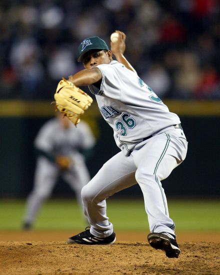 Tampa Bay Starting Pitcher Jorge Sosa Editorial Stock Photo - Stock ...