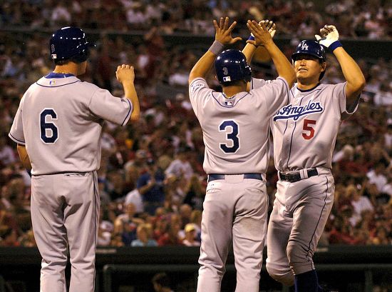 Los Angeles Dodgers Hee Seop Choi Editorial Stock Photo - Stock Image ...