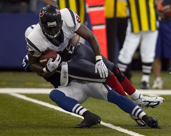 Houston Texans Marcellus Rivers Tackled After Editorial Stock Photo ...