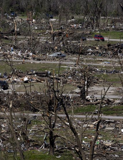 Overview Tornado Damage Picher Oklahoma Usa Editorial Stock Photo ...