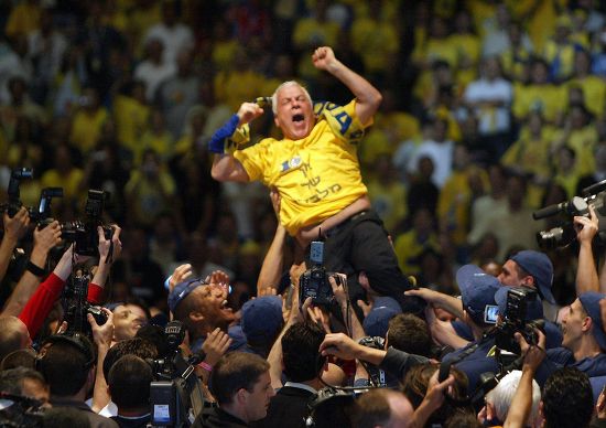 Bini Gershorn Coach Maccabi Tel Aviv Editorial Stock Photo - Stock ...