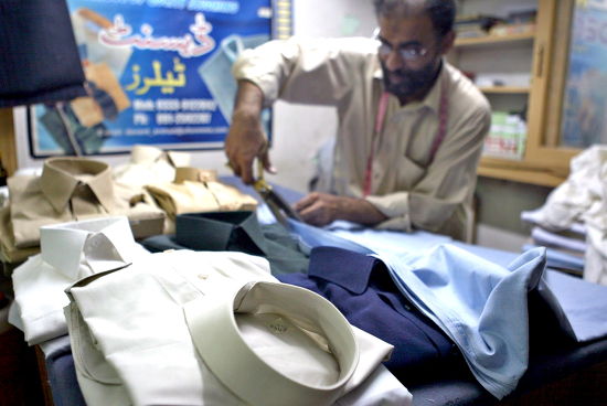 Tailor Stitches Cloths Biggest Muslim Festival Editorial Stock Photo ...