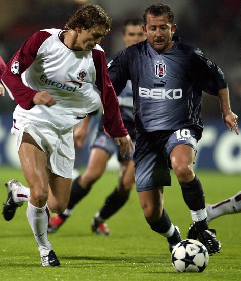 Besiktass Sergen Yalcin R Fights Ball Editorial Stock Photo - Stock ...