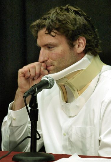 Colorado Avalanche Player Steve Moore Answers Editorial Stock Photo ...