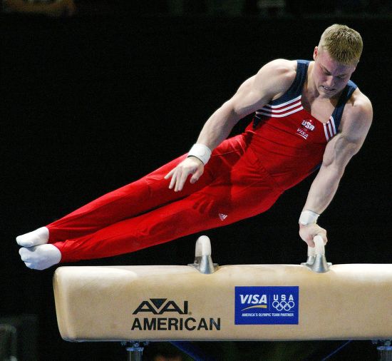 Usas Jason Gatson Performs On Pommel Editorial Stock Photo - Stock ...