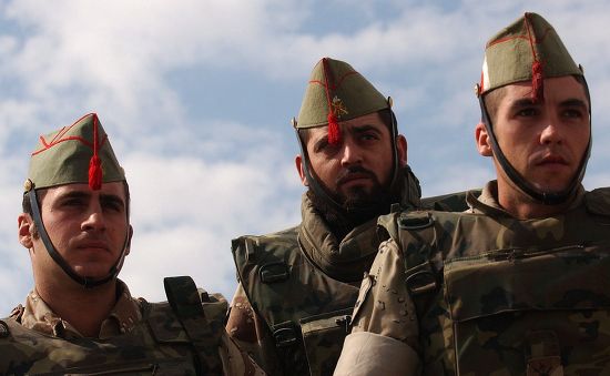 Spanish Soldiers Multinational Brigade Plus Ultra Editorial Stock Photo ...