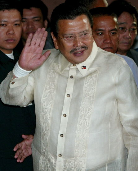 Jailed Former Philippine President Joseph Erap Editorial Stock Photo ...