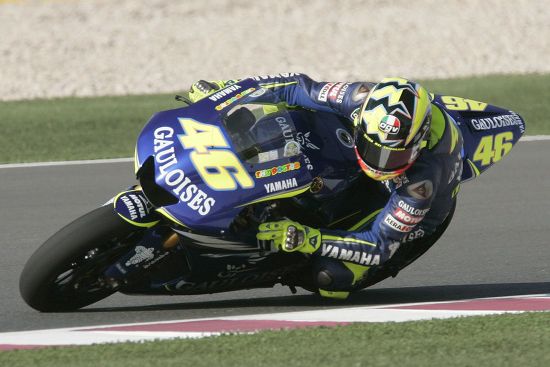 Italian Valentino Rossi Rider Gauloises Yamaha Editorial Stock Photo ...