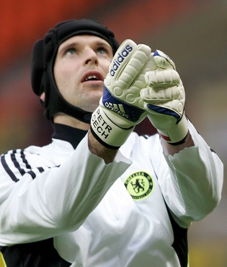 Chelseas Goalkeeper Petr Cech During Teams Editorial Stock Photo ...