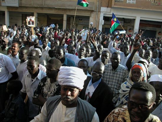 Sudanese People Get Streets Khartoum Sudan Editorial Stock Photo ...