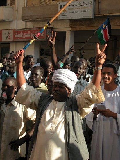 Sudanese People Get Streets Khartoum Sudan Editorial Stock Photo ...