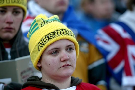 Young Australian Woman Cries During Dawn Editorial Stock Photo - Stock ...