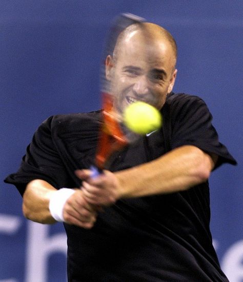 Andre Agassi Usa Returns Ball Andreas Editorial Stock Photo - Stock ...