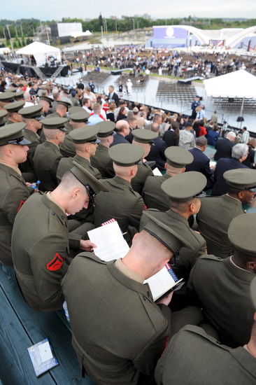 Members U S Military Sit Grandstand Editorial Stock Photo - Stock Image ...