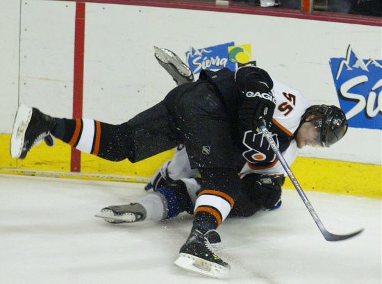 Philadelphia Flyers Danny Markov 55 Flattens Editorial Stock Photo ...