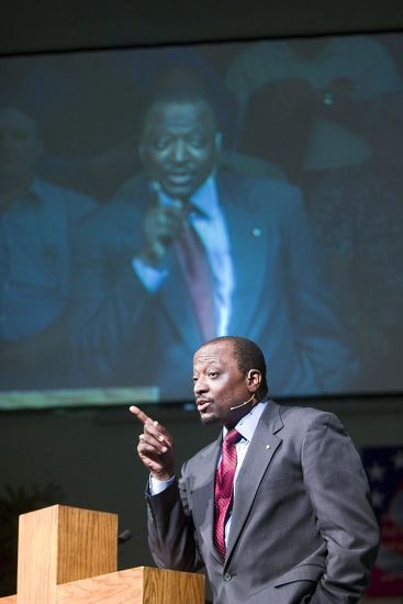 Dr Alan Keyes Addresses Rally Against Editorial Stock Photo - Stock ...
