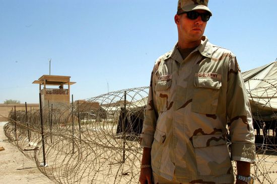 Soldier 800th Military Police Brigade Stands Editorial Stock Photo ...