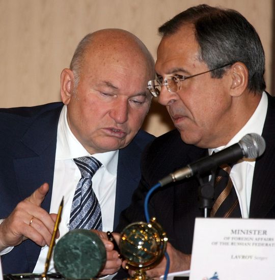 Moscow Mayor Yury Lujkov L Speaks Editorial Stock Photo - Stock Image ...