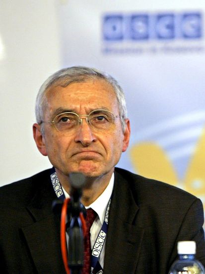 Pascal Fieschi Osce Head Mission Kosovo Editorial Stock Photo - Stock ...