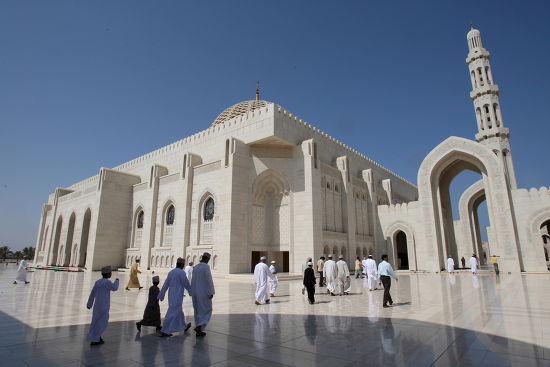 Muslims Walk Attend Fridaynoon Prayer Omani Editorial Stock Photo ...