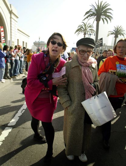 Code Pink Prochoice Activist Debra Hubert Editorial Stock Photo - Stock ...