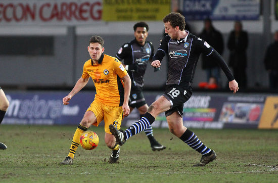 Mark Randall Newport County Slides Pass Editorial Stock Photo - Stock ...