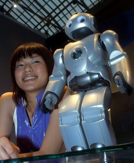 Model Poses Next Sony Small Biped Editorial Stock Photo - Stock Image ...