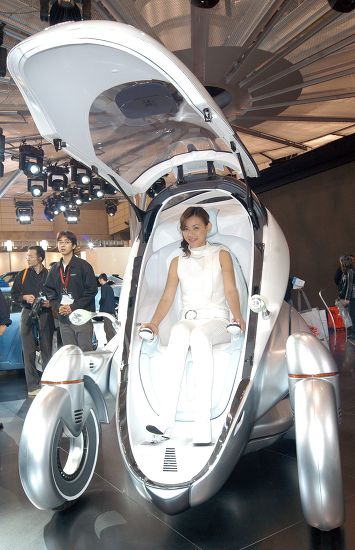 Japanese Model Drives New Toyota Pm Editorial Stock Photo - Stock Image ...