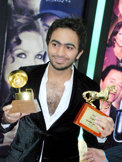 Egyptian Singer Tamer Housni Poses Photographers Editorial Stock Photo ...