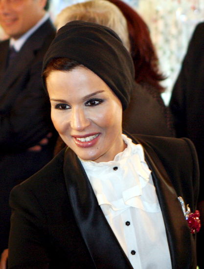 Qatari First Lady Sheikha Mozah Bint Editorial Stock Photo - Stock ...