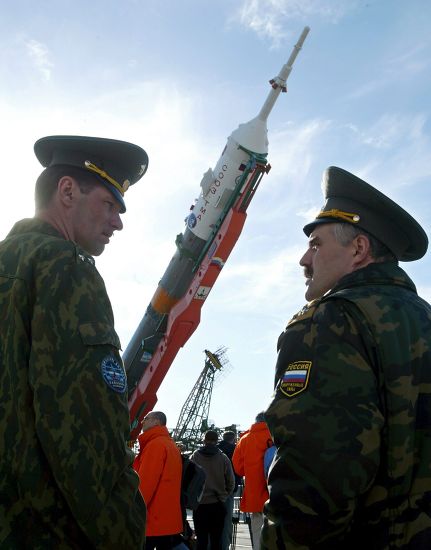 Russian Military Space Force Officers Watch Editorial Stock Photo ...