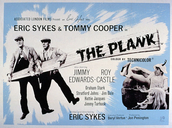 Plank Film Poster Eric Sykes Tommy Editorial Stock Photo - Stock Image ...